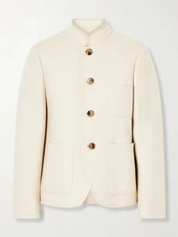 Loro Piana Spagna Mini Cashmere Jacket - Neutrals