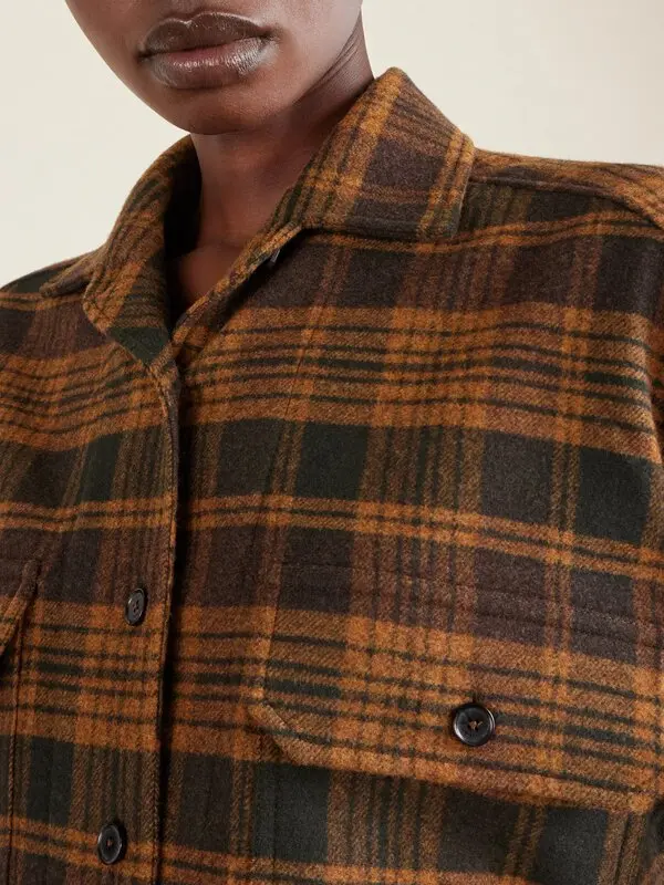 Loro Piana Darby Checked Wool And Cashmere-blend Shirt
