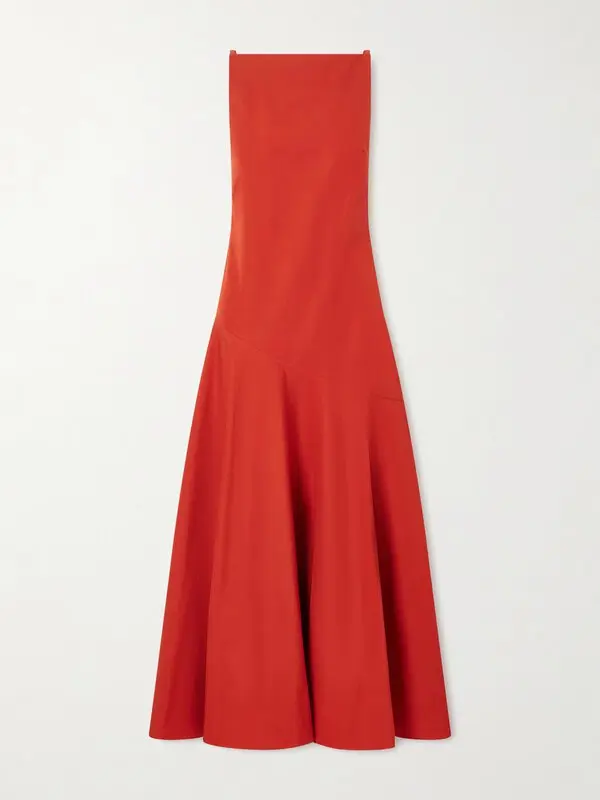 Adam Lippes Ren Cotton-poplin Midi Dress