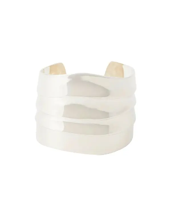 SOPHIE BUHAI Medium Wave Cuff - Silver