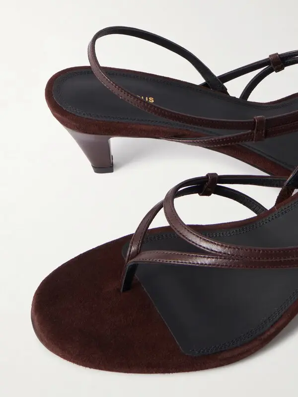 NEOUS Safi Leather Sandals - Brown