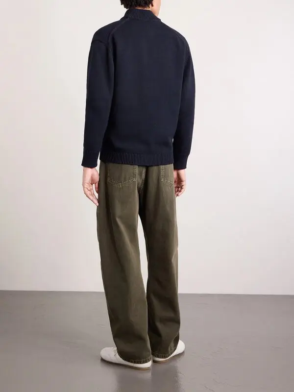 C.P. COMPANY Knitted Zip-up Cardigan With Detachable Gilet