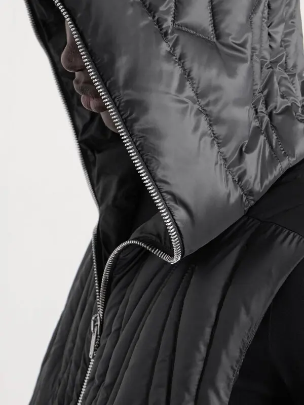 Rick Owens X Moncler Quilted Hooded Down Gilet