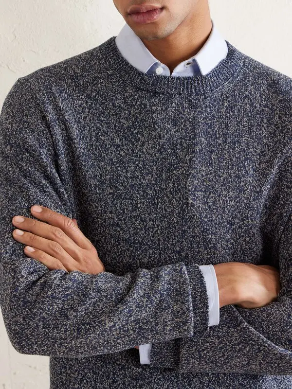 Inis Meáin Linen And Cotton-blend Sweater