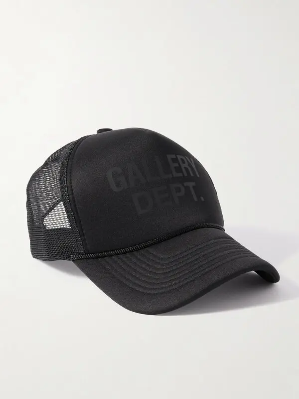 GALLERY DEPT. Logo-print Trucker Cap - Black
