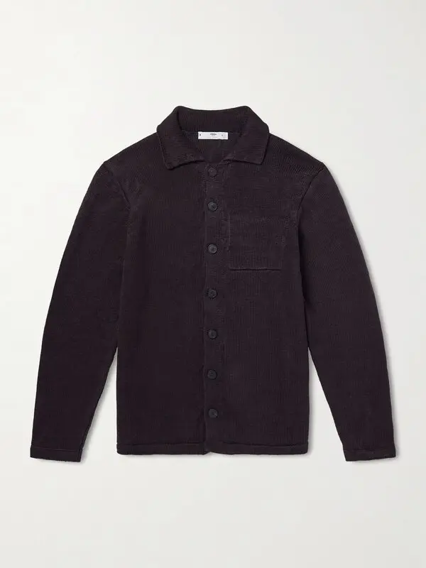 Inis Meáin Linen Cardigan - Brown