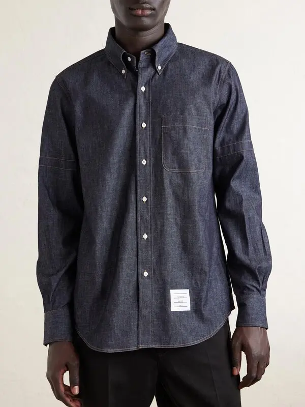 Thom Browne Denim Shirt - Blue