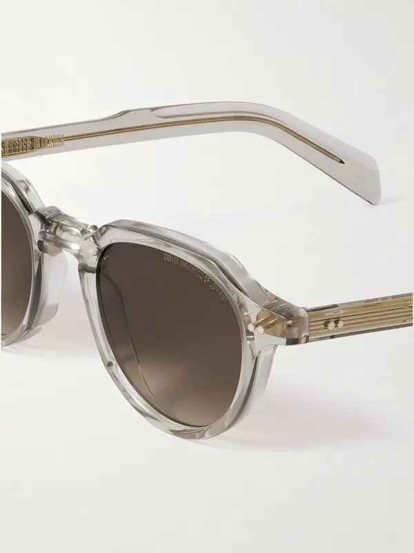 CUTLER AND GROSS Gr06 Round-frame Sunglasses - Neutrals