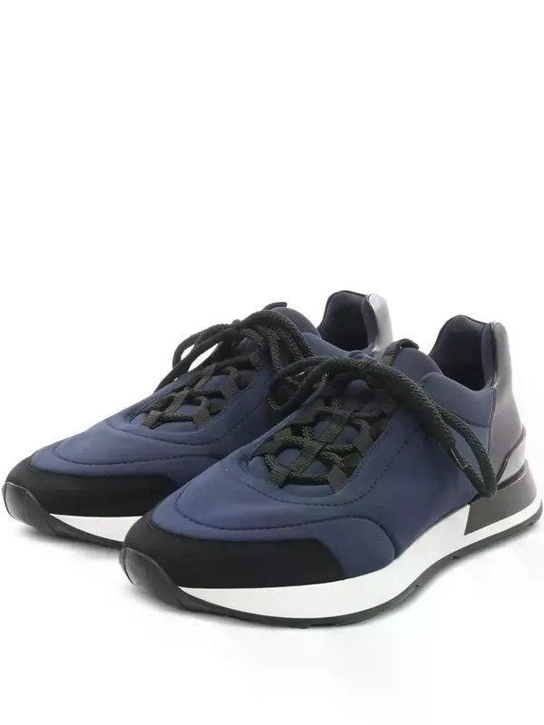 Hermès 2010s Suede Fabric Sneakers
