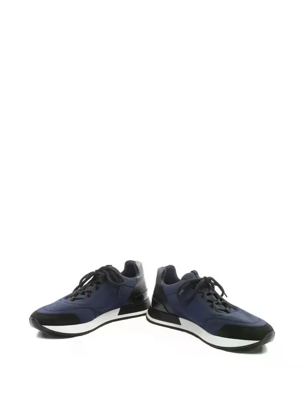 Hermès 2010s Suede Fabric Sneakers