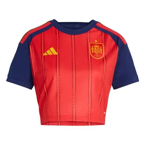 Adidas Spain National Team Fifa X World Cup 2026 Home Cropped Replica Jersey - Red