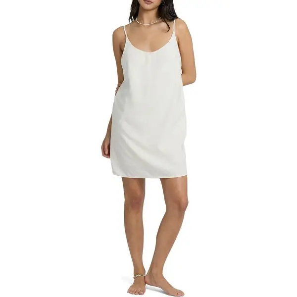 BILLABONG Summer Love Mini Dress - Salt Crystal