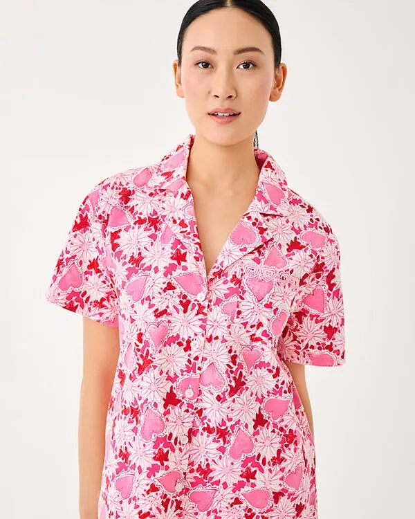 Lilly Pulitzer® Mari Pajama Button-up Top