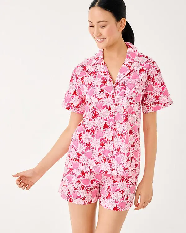 Lilly Pulitzer® Mari Pajama Button-up Top