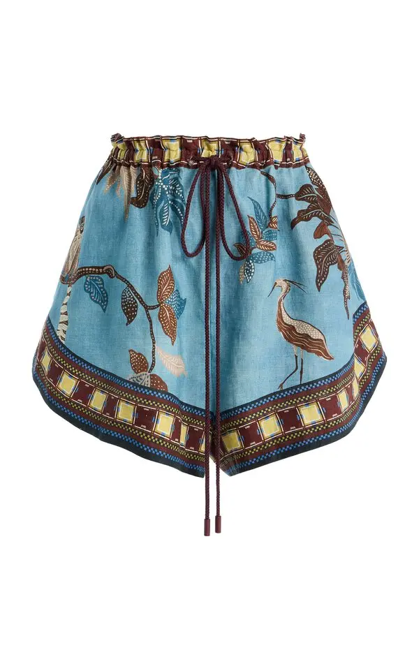 ALEMAIS Georgie Linen Shorts - Multi