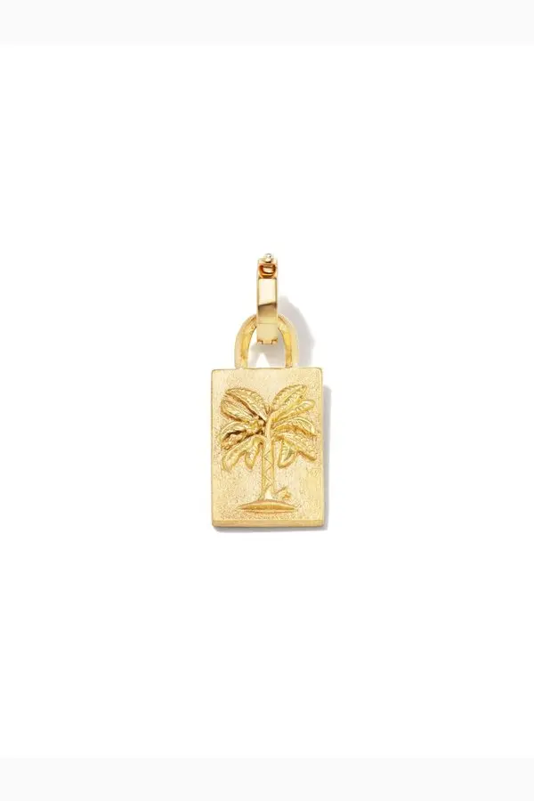 ETIQ Palm Tree Pendant - Gold