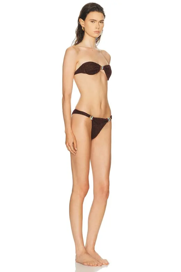 Oseree Lumiere Multi Ring Bandeau Bikini Set
