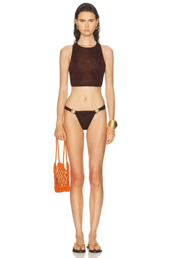 Oseree Lumiere Multi Ring Bandeau Bikini Set