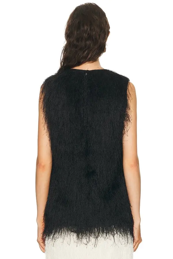 Loulou De Saison Yasmin Sleeveless Top - Black