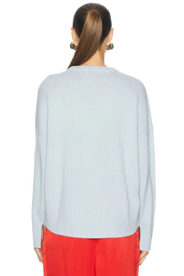 Loulou De Saison Anton Long Sleeve Crewneck Sweater