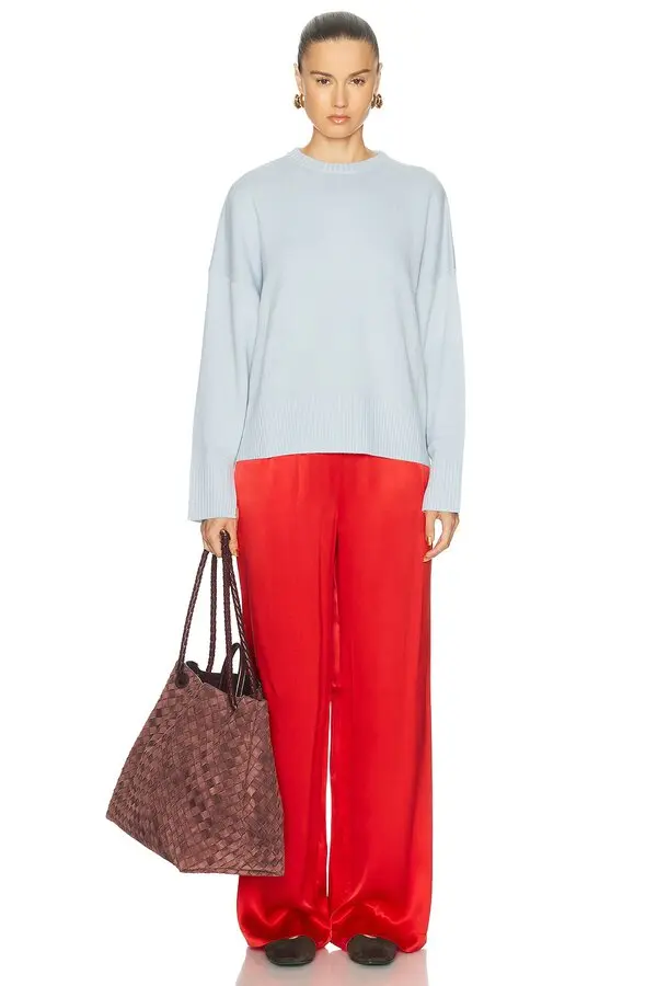 Loulou De Saison Anton Long Sleeve Crewneck Sweater
