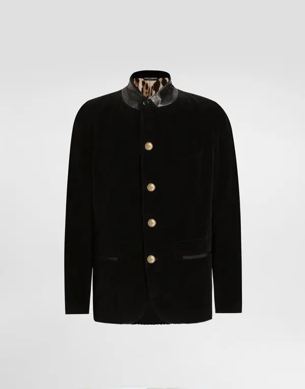 Dolce & Gabbana Single-breasted Velvet Jacket
