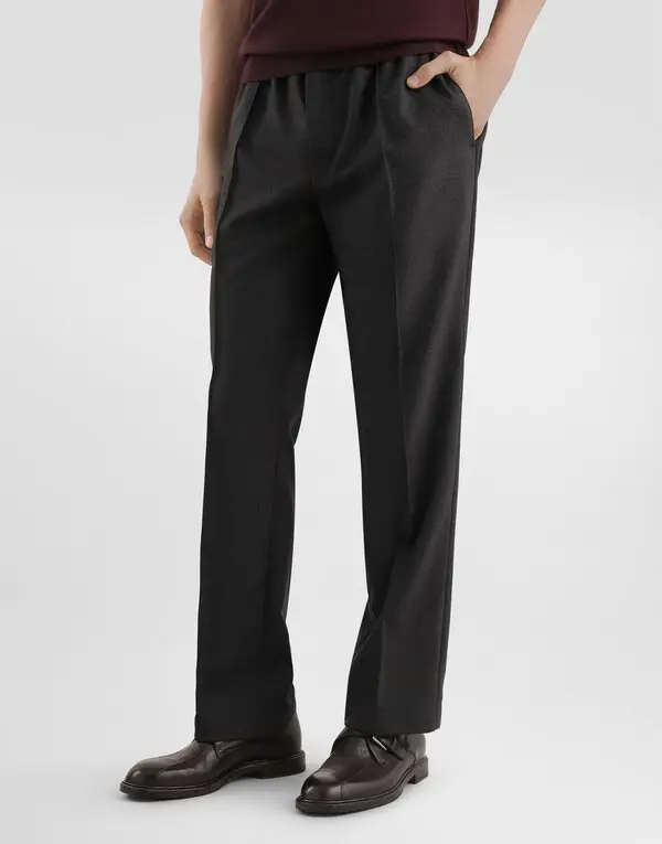 Dolce & Gabbana Wool Canvas Trousers