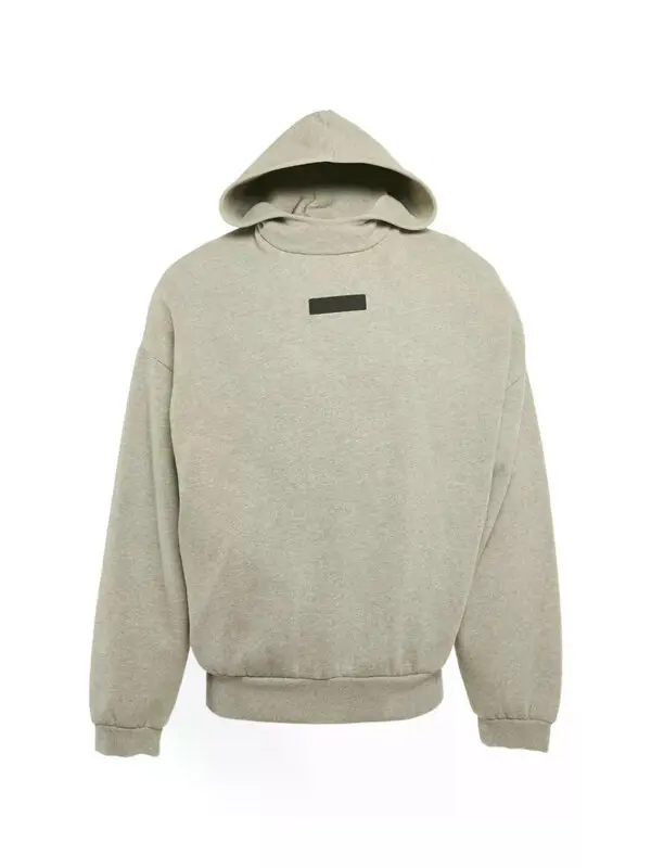 Fear Of God Logo-patch Hoodie - Grey
