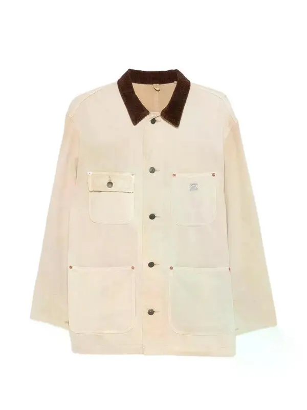 Denimist Collared Corduroy Jacket - Neutrals