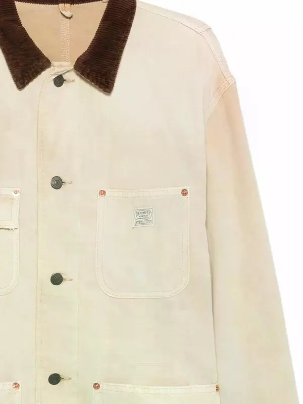 Denimist Collared Corduroy Jacket - Neutrals