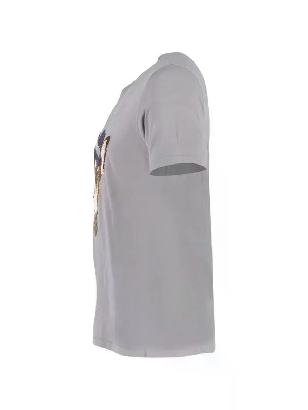 LANVIN Dog-embroidered T-shirt