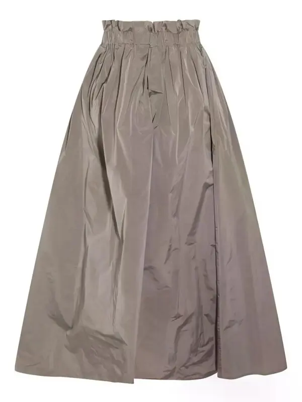 Herno Taffeta A-line Skirt - Neutrals