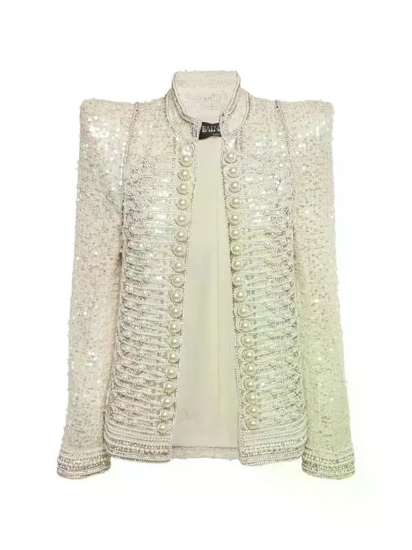 Balmain Embellishment Tweed Jacket