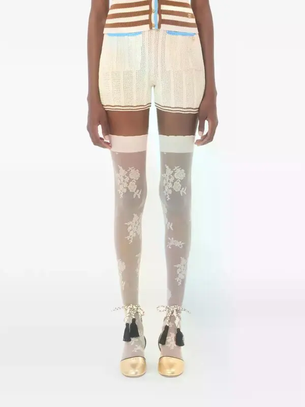 Valentino Garavani Cotton Shorts - Neutrals