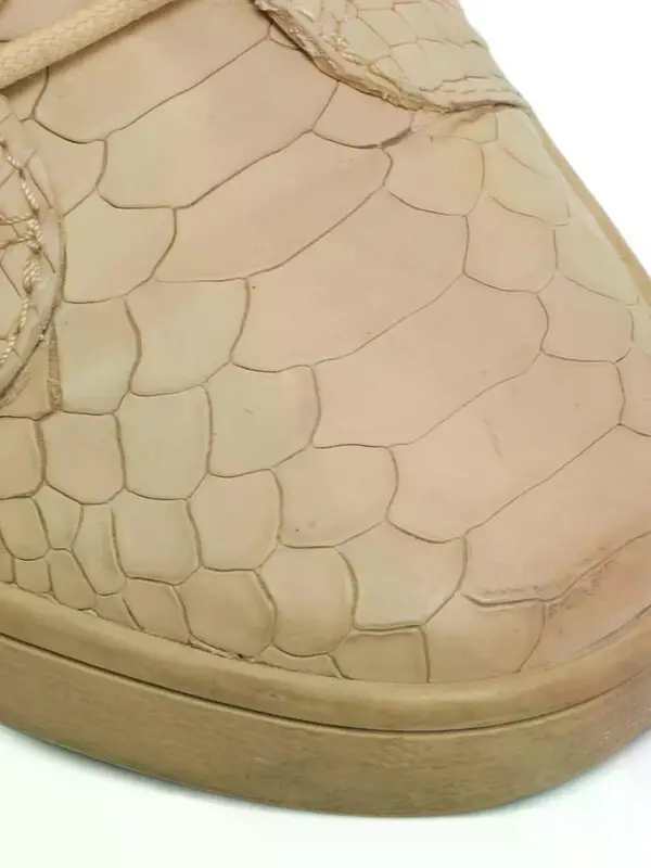 GIUSEPPE ZANOTTI Kriss Embossed Leather High-top Sneakers