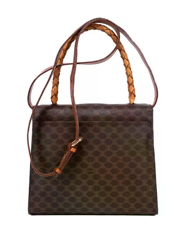 Celine Kelly 2way Braided-handle Flap Bag