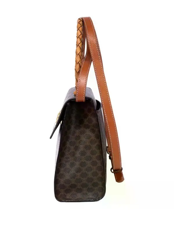 Celine Kelly 2way Braided-handle Flap Bag