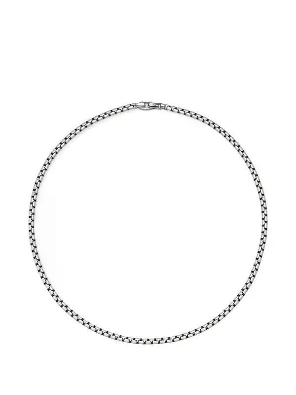 David Yurman Box Chain Necklace - Silver