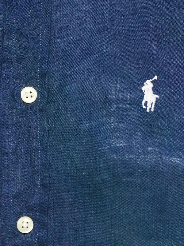 Polo Ralph Lauren Vintage Linen Button Blouse