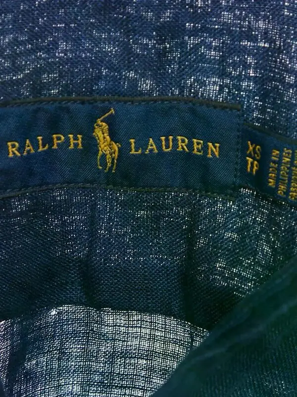 Polo Ralph Lauren Vintage Linen Button Blouse