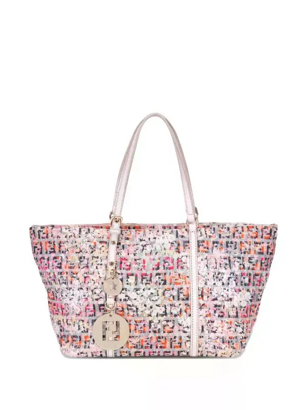 Fendi Zucchino Print Tote Bag