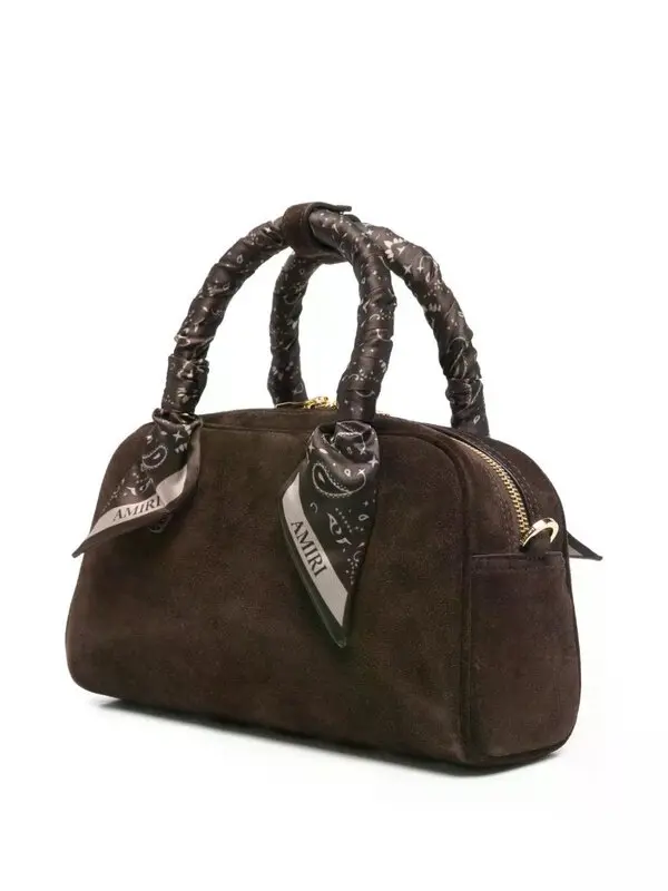 Amiri Logo-plaque Tote Bag With Scarf Detail