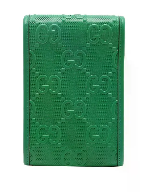 Gucci Gg Embossed Flap Crossbody Bag