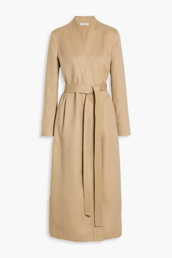Gabriela Hearst Belted Silk-felt Coat