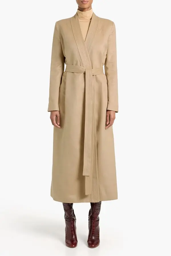 Gabriela Hearst Belted Silk-felt Coat