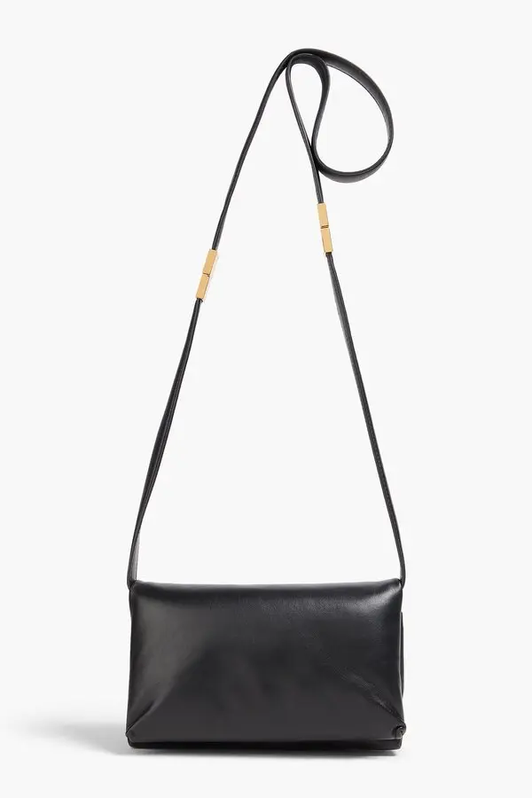 Marni Leather Crossbody Bag - Black