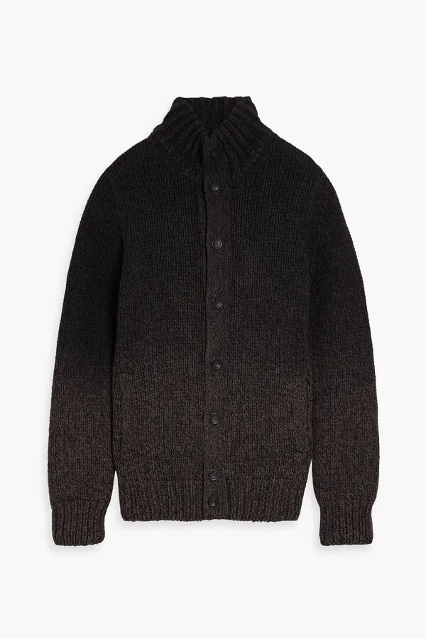 SLOWEAR Zanone Dégradé Wool Cardigan