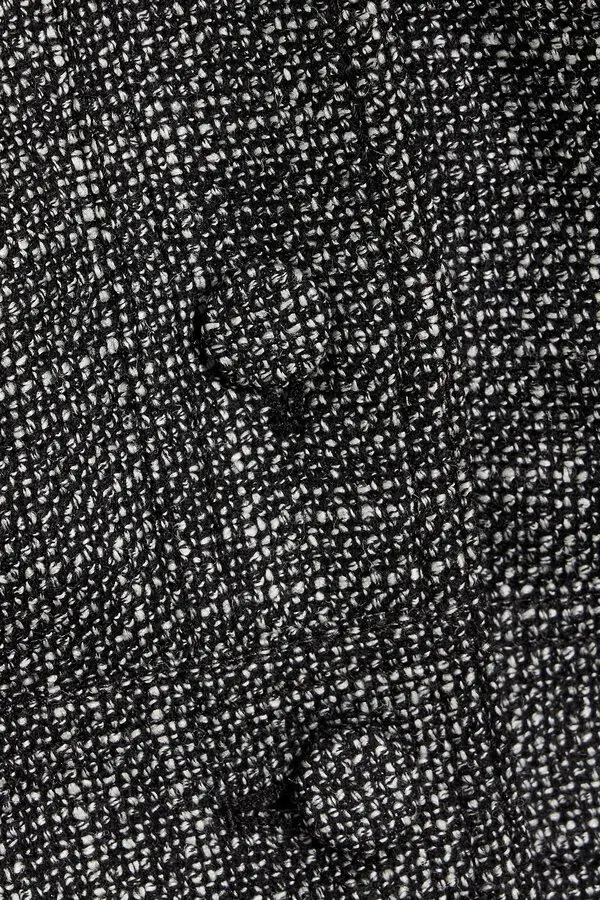 Gabriela Hearst Thereza Wool And Silk-blend Tweed Jacket - Black
