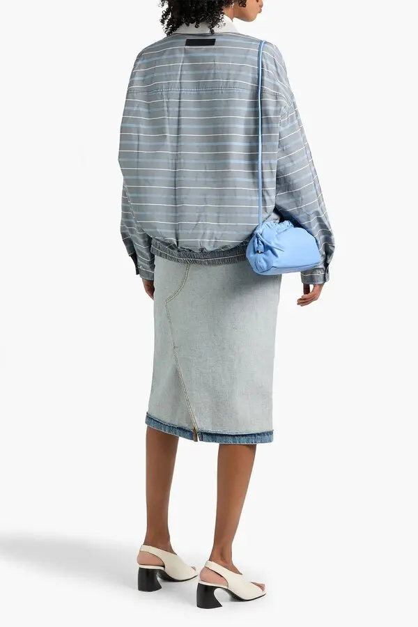 Marni Frayed Denim Skirt