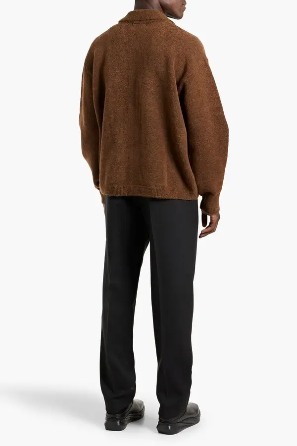 LE17SEPTEMBRE Knitted Zip-up Cardigan